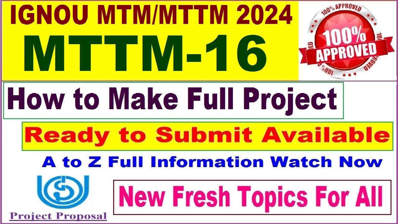 mttm 16 dissertation / mttm 16 dissertation 2024 / mttm 16 project sample / mttm 16 synopsis ...