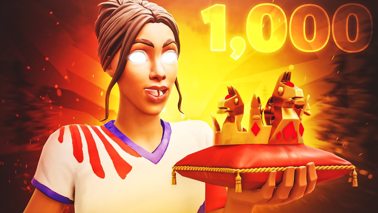 My 1,000th Solo Win In Fortnite!👑 - YouTube