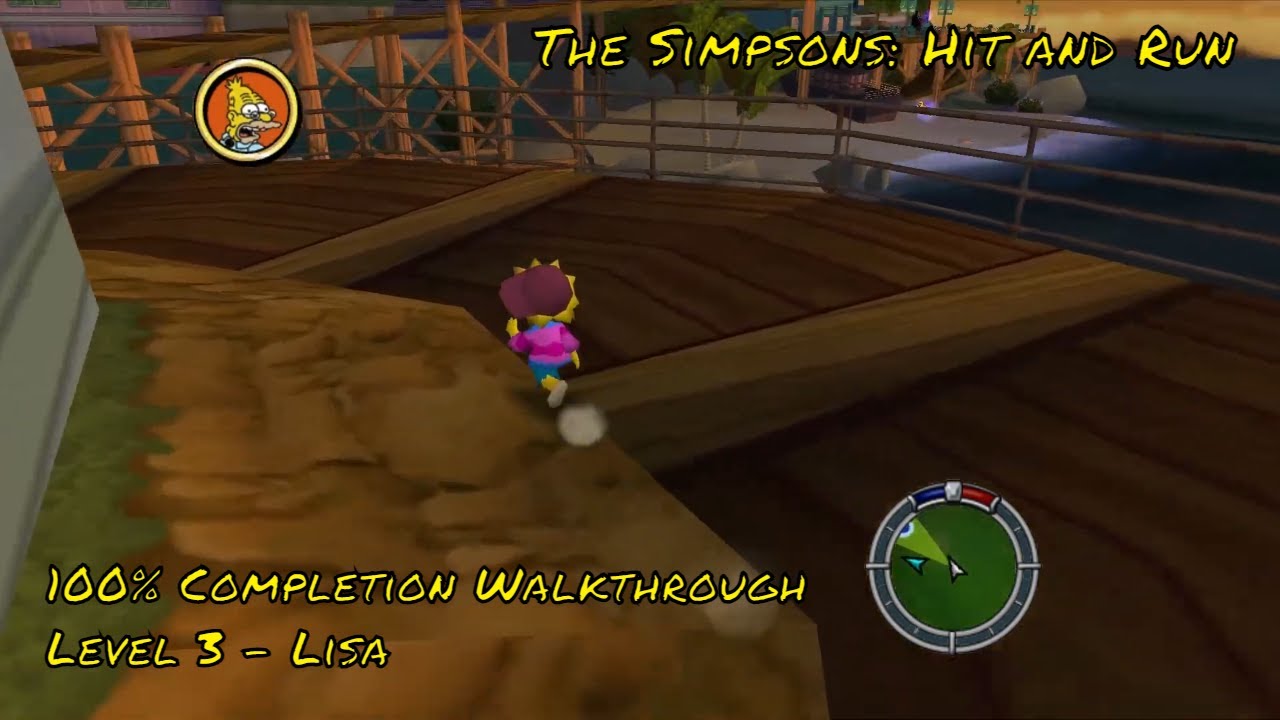 The Simpsons: Hit and Run - Level 3 (Lisa) - 100% Completion ...