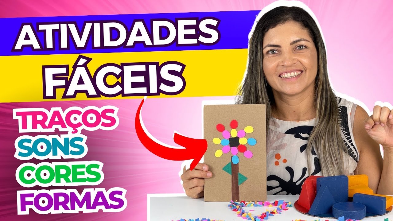 Como Trabalhar Traços Sons Cores e Formas | Educação Infantil - YouTube