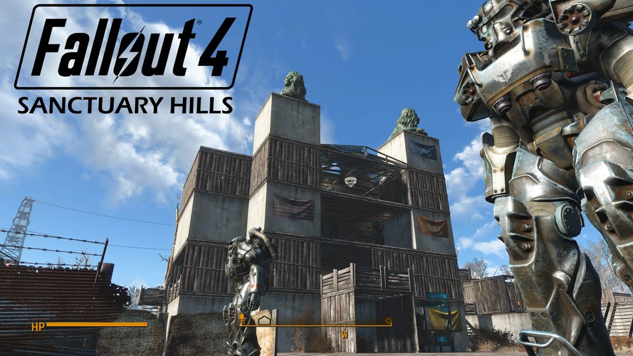 Sanctuary Hills Mega-Base Tour! POWER ARMOR SPECIAL Fallout 4 ...