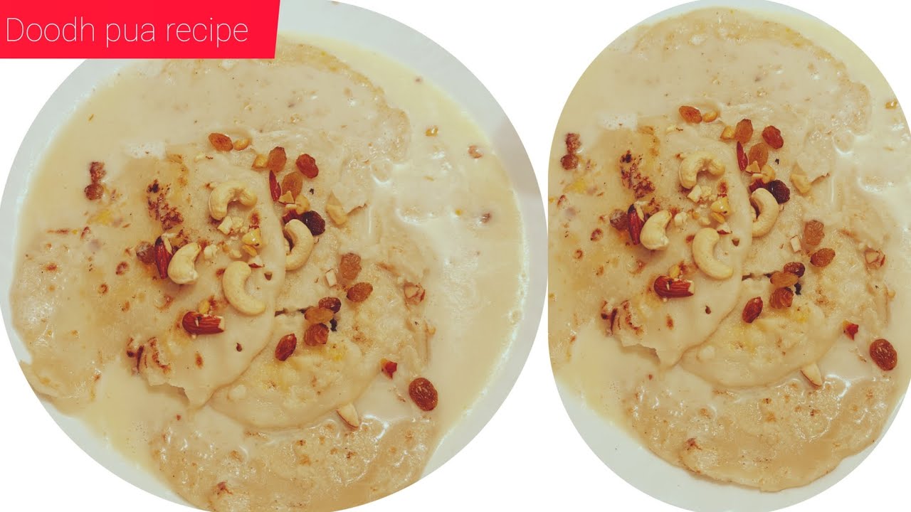 How to make Bihari famous doodh pua recipe - YouTube