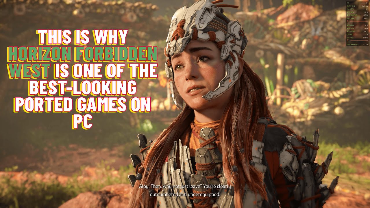 THIS IS WHY HORIZON FORBIDDEN WEST IS ONE OF THE BEST-LOOKING PORTED ...