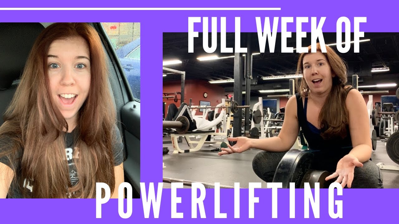 Full Week of Powerlifting Training: Powerlifting Workout Split ...