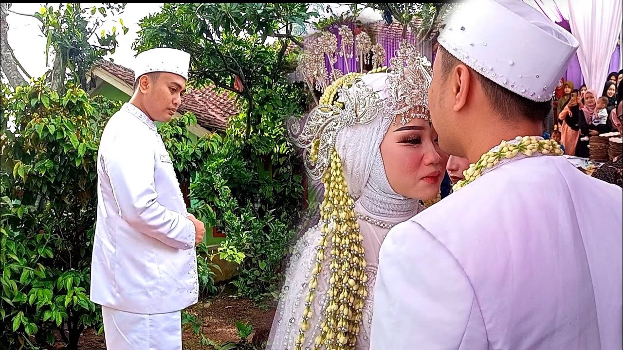 Terharu bahagia ‼️ Pengantin sunda geulis yg di halalkan pemuda tampan ...