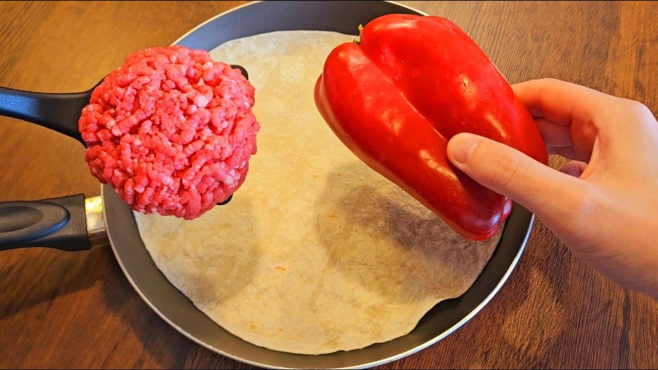 Tortilla and Ground Beef! This is so delicious that you want to make it ...