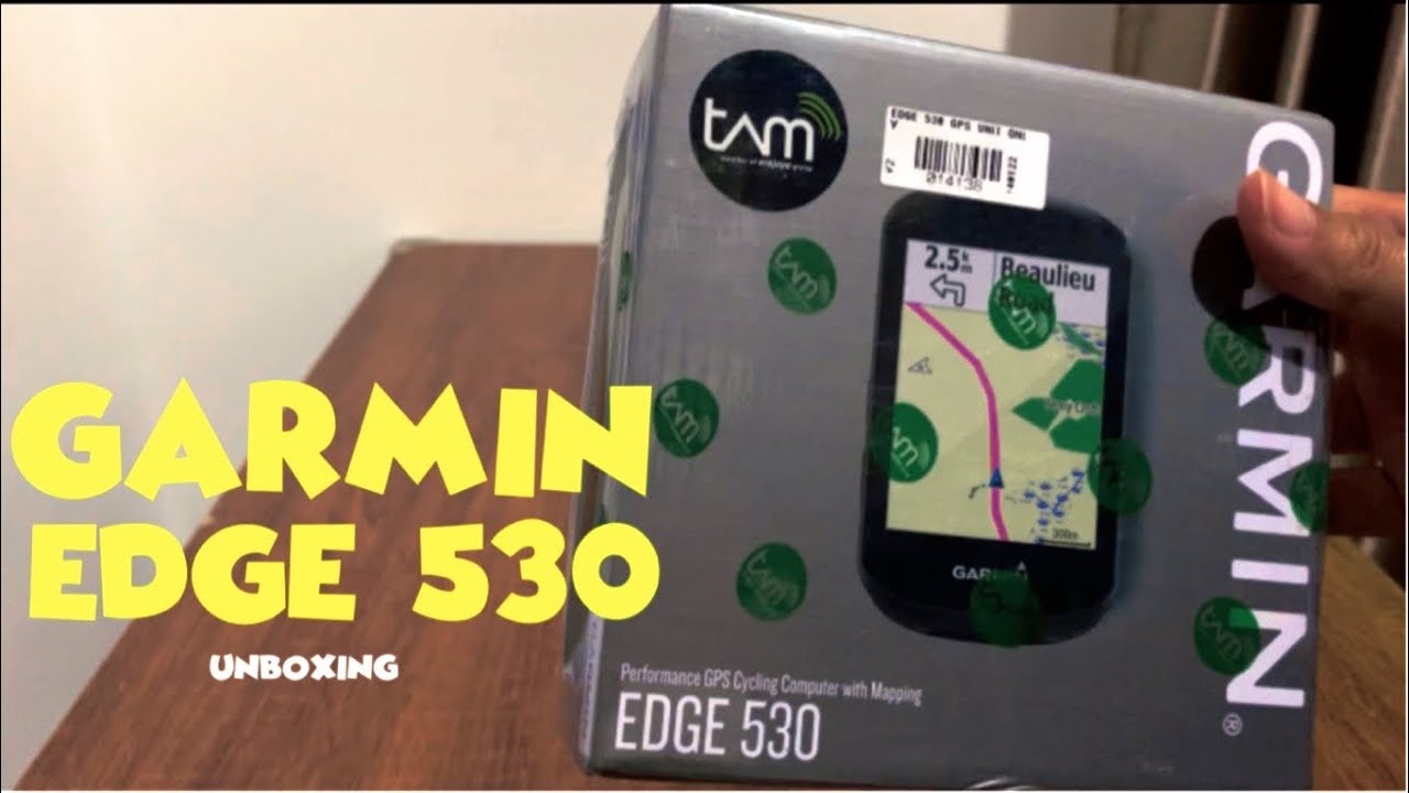 UNBOXING CYCLING COMPUTER WITH MAPPING GARMIN EDGE 530 - YouTube
