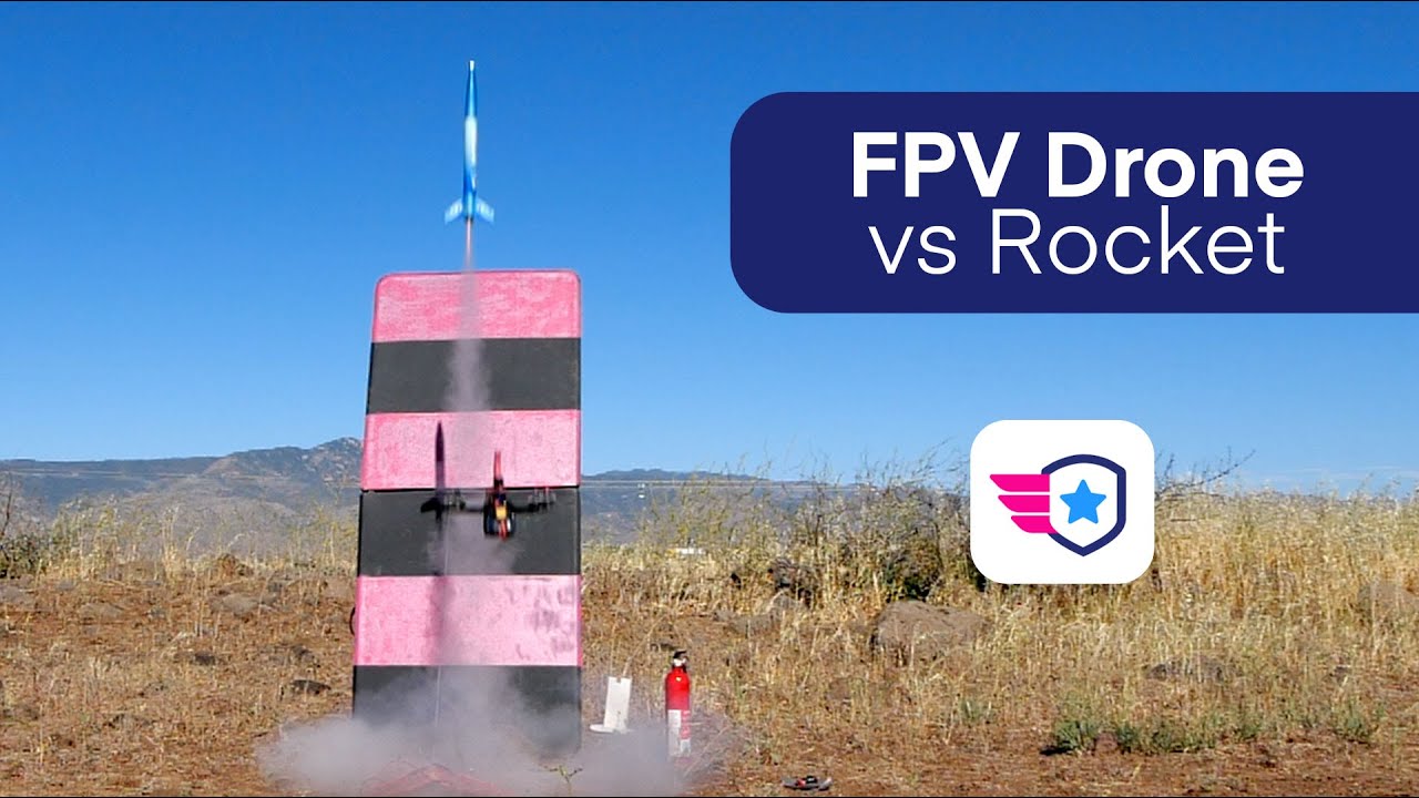 Drone Busters: Racing Drone VS Rockets - YouTube
