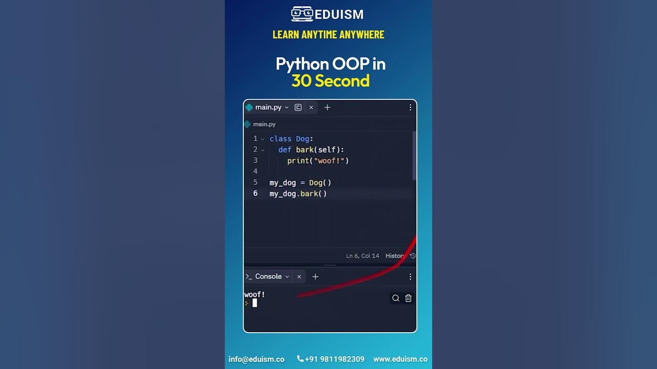 Python Oop In 30 Secondpython Ai Ml Pythonwebdev Pythonprogramming Css Html Webdesign 
