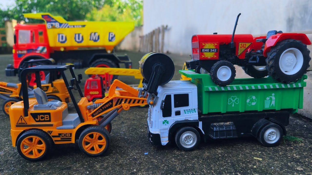 jcb 3dx new purchase toy tactor and Holland mini jcb truck and water ...