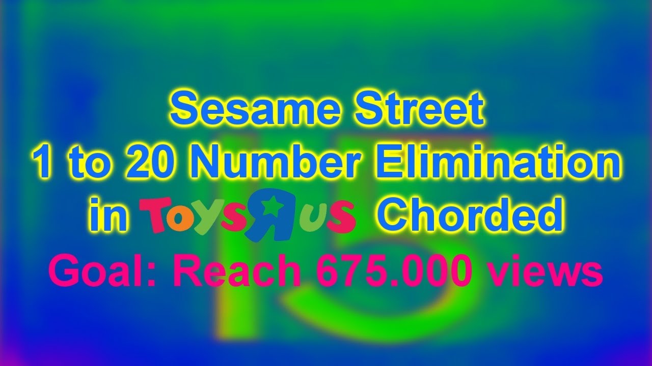 Sesame Street - 1 to 20 Number Elimination in ToysRUsChorded - YouTube