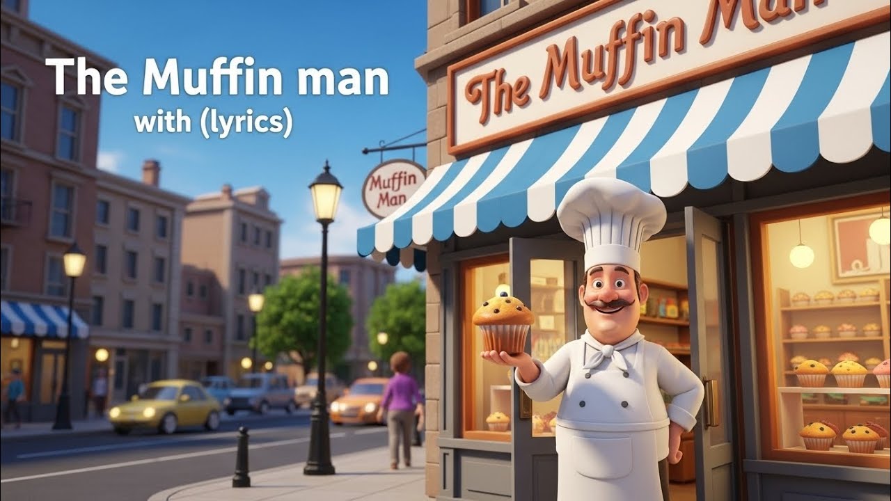 🧁 Do You Know The Muffin Man (With Lyrics) | Nursery Rhyme for Kids ...
