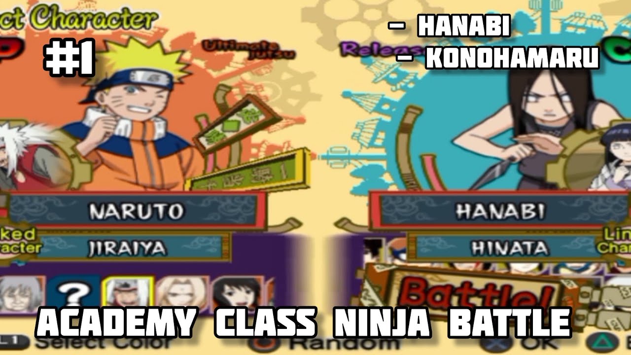 Academy class ninja battle!! | Naruto shippuden ultimate ninja 5 #part1 ...