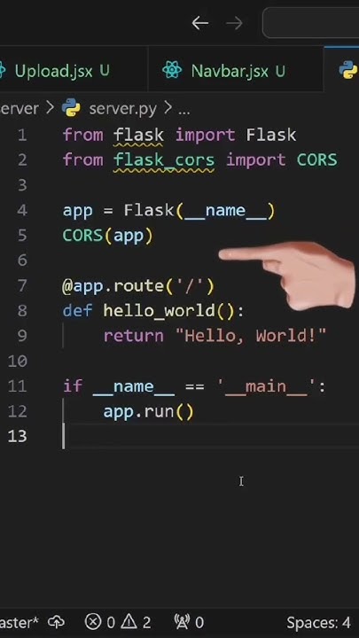 How to create a Simple Flask app in just a minute | Flask Tutorial for ...