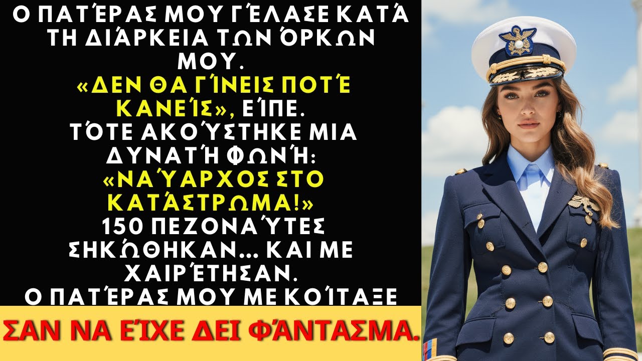 «Ο πατέρας μου με χλεύασε, μα 150 πεζοναύτες στάθηκαν και χαιρέτησαν ...