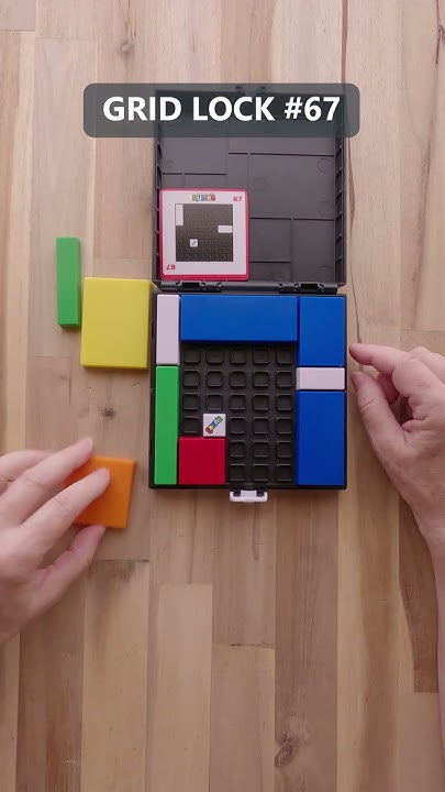 The Rubik's Gridlock Game Puzzle 67 SOLVED #puzzle #puzzlesolving # ...