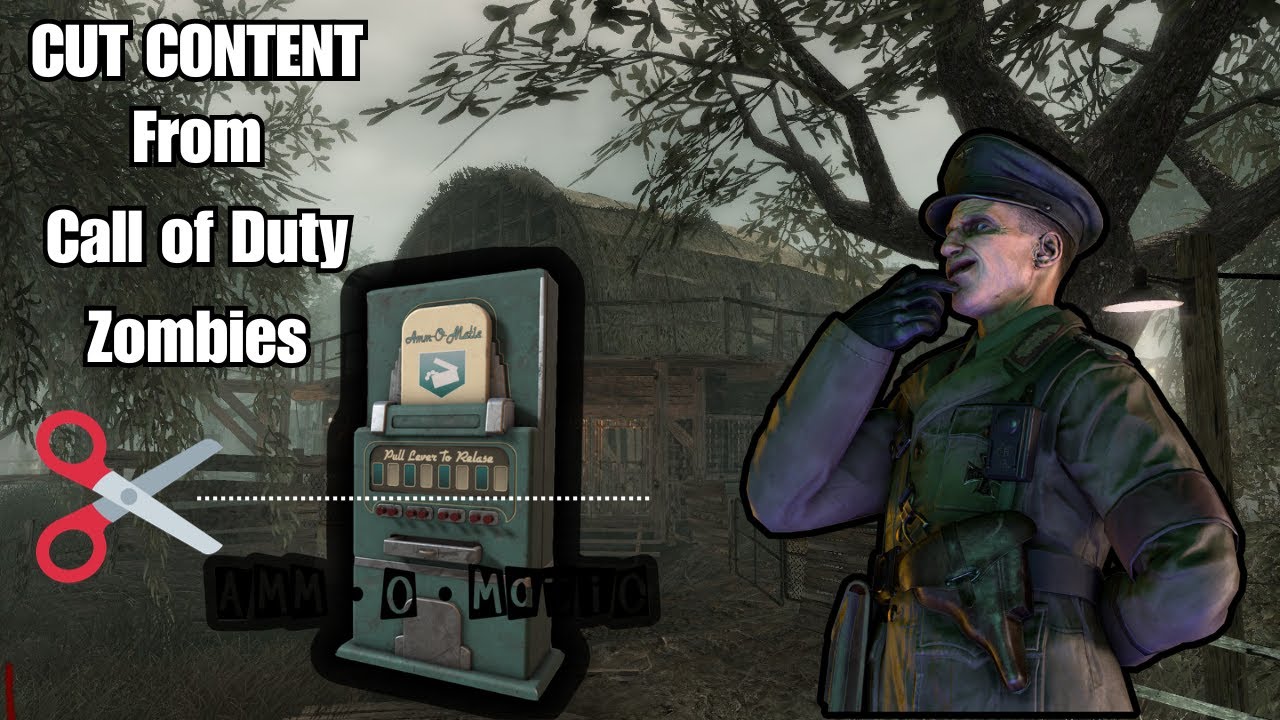 Cut Content from Call of Duty Zombies - YouTube