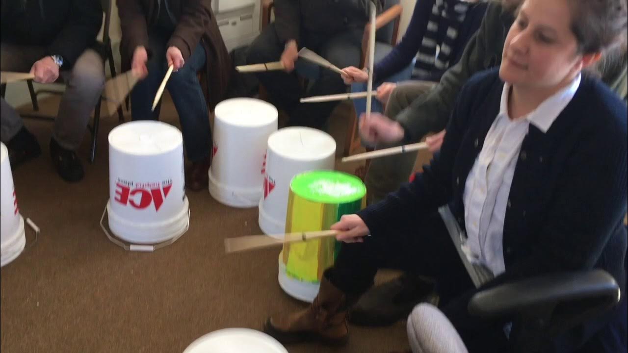 Wayfinder Schools Bucket Drum Circle w/317 Main - YouTube