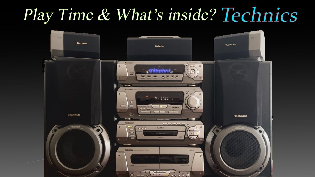 Technics System Component SC-EH750 - Play Time & What's inside? - YouTube