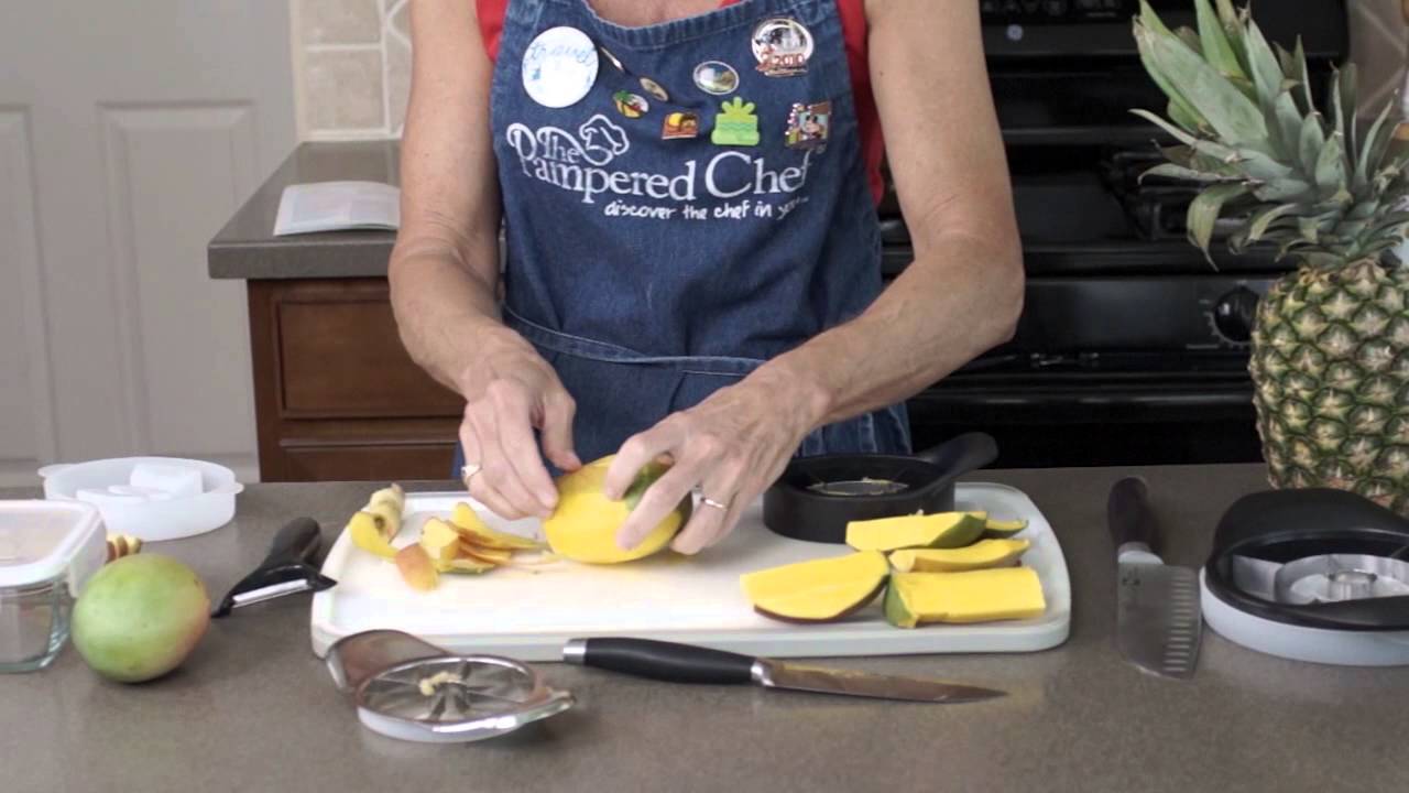 Easy Weeknight Meals - Wedger Demo - Apple, Mango & Pineapple - YouTube