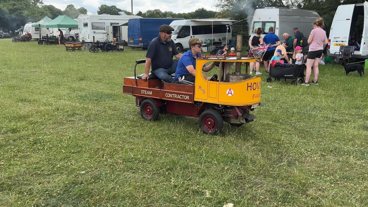 Atkinson 4 Inch Scale Steam Wagon | P707LJH ‘Jack’ | Dene Rally | 22/06 ...