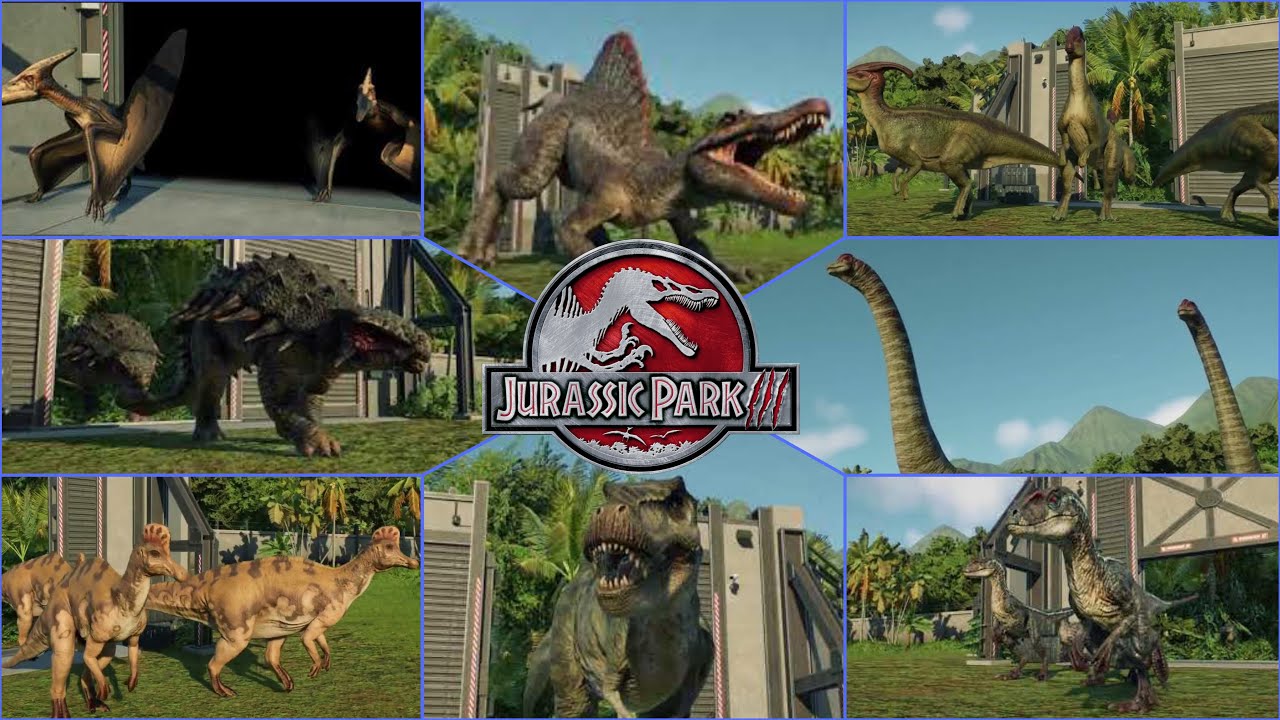 All Hatchery Animations (Every Jurassic Park III Species) - Jurassic ...