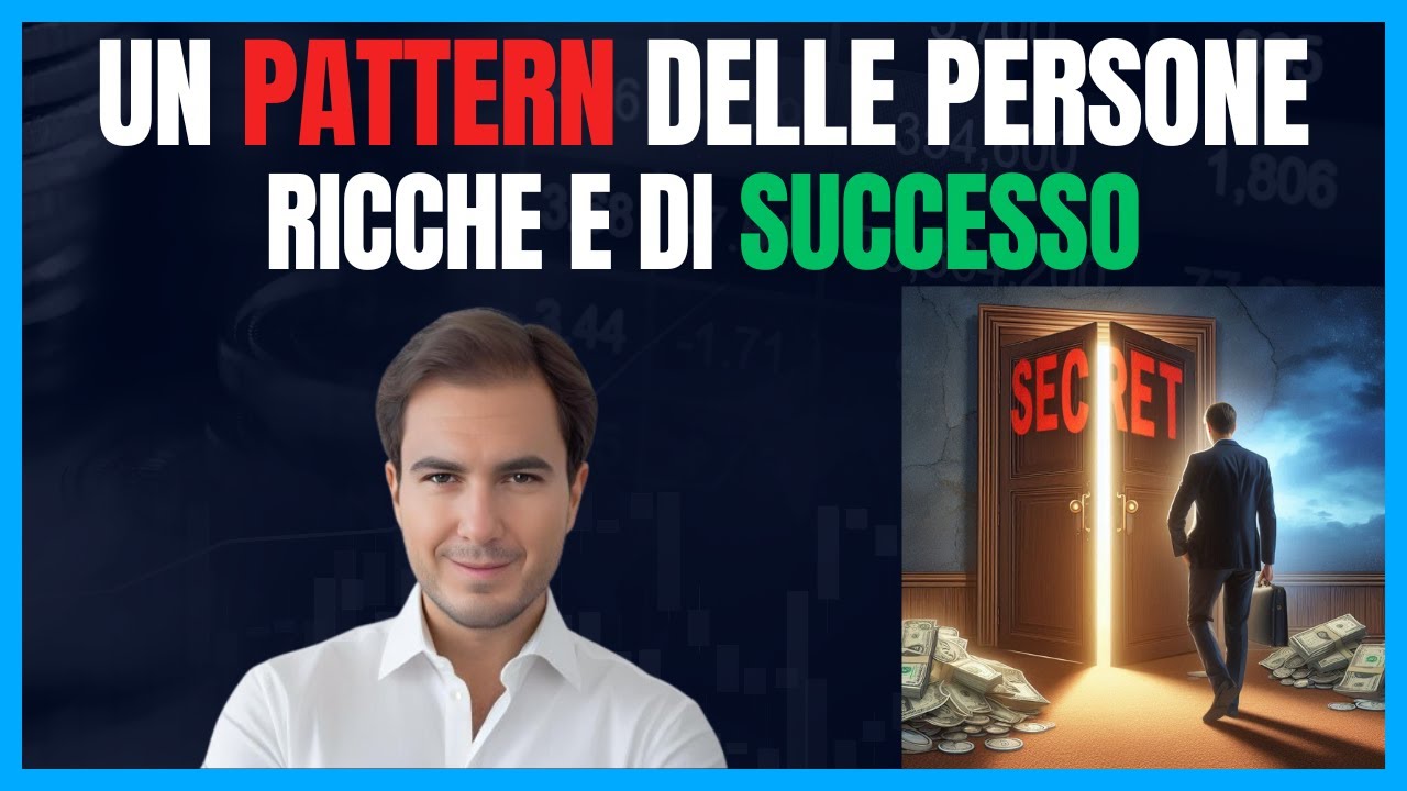 Un pattern delle persone ricche e di successo (NON sempre, ma spesso 😉 ...