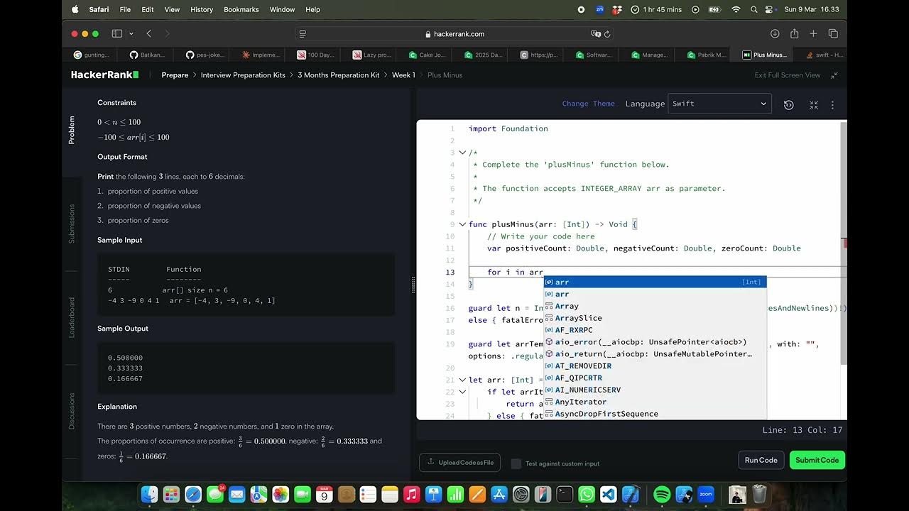[HackerRank] Plus Minus Problem - YouTube