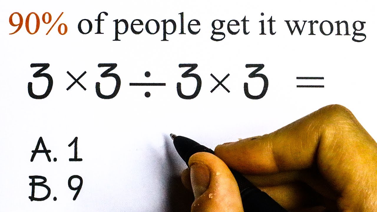 🔥 A Nice Math Test | 90% of People Get It Wrong - YouTube