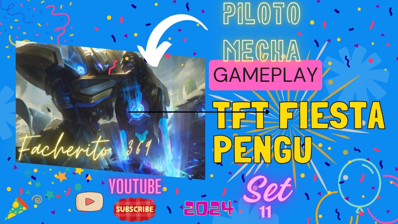 🎉Fiesta de PENGU en TFT Usando PILOTO MECHA! - YouTube