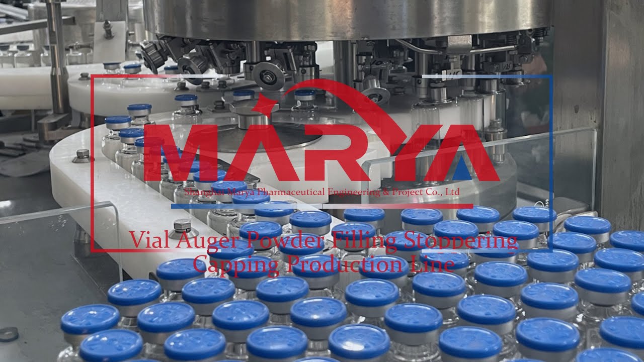 Marya China Auger Vial Powder Filling Machine Filling Stoppering ...