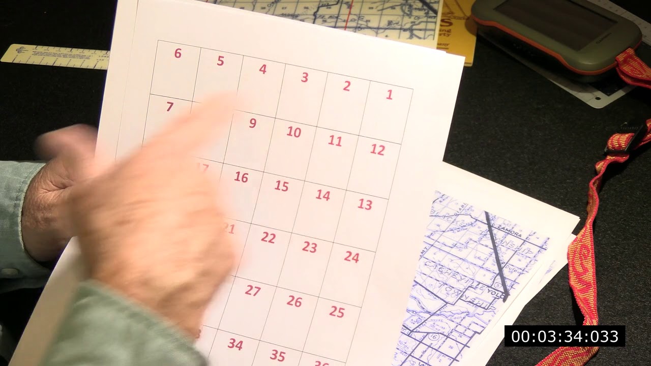 Township Section Numbering in The PLSS - YouTube