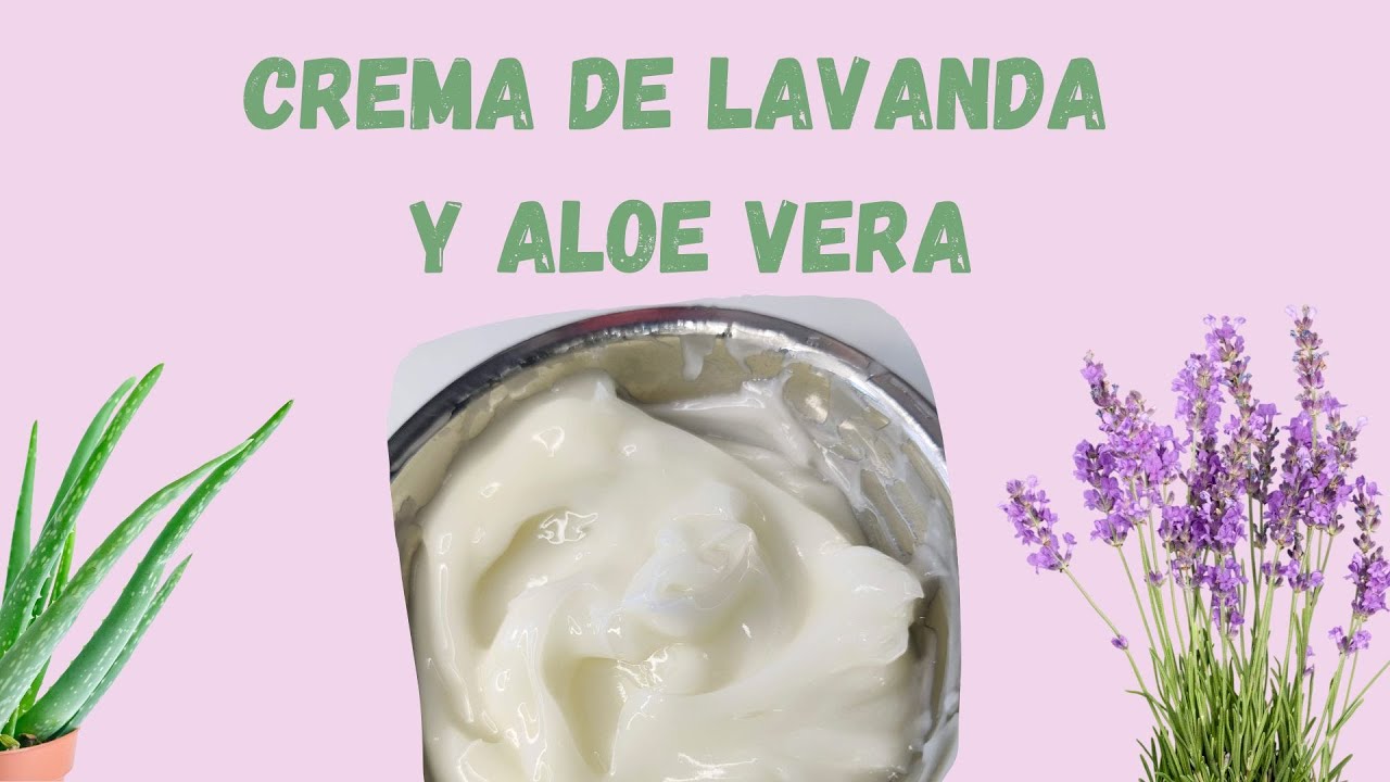 CREMA HIDRATANTE DE LAVANDA natural refresca, descongestiona, RELAJA ...