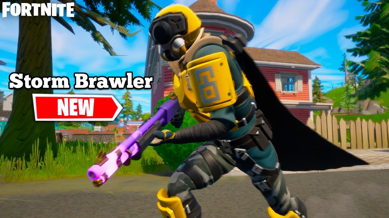 *NEW* STORM BRAWLER STYLE SKIN GAMEPLAY - FORTNITE BATTLE PASS ...