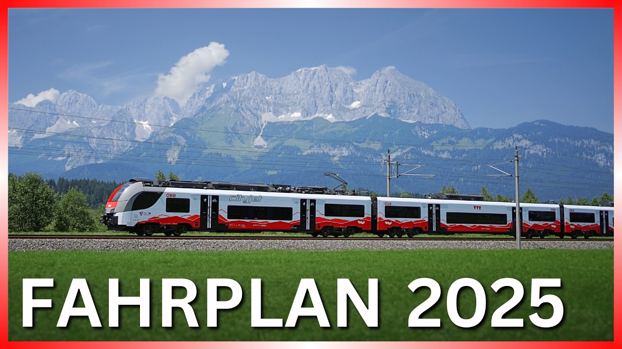 Angebotsausbau und verpasste Chancen! Österreichs Fahrplan 2025 - YouTube