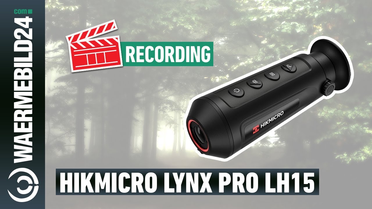 Anblick mit dem HIKMICRO LYNX Pro LH15 Wärmebild-Handgerät 🔴 - YouTube