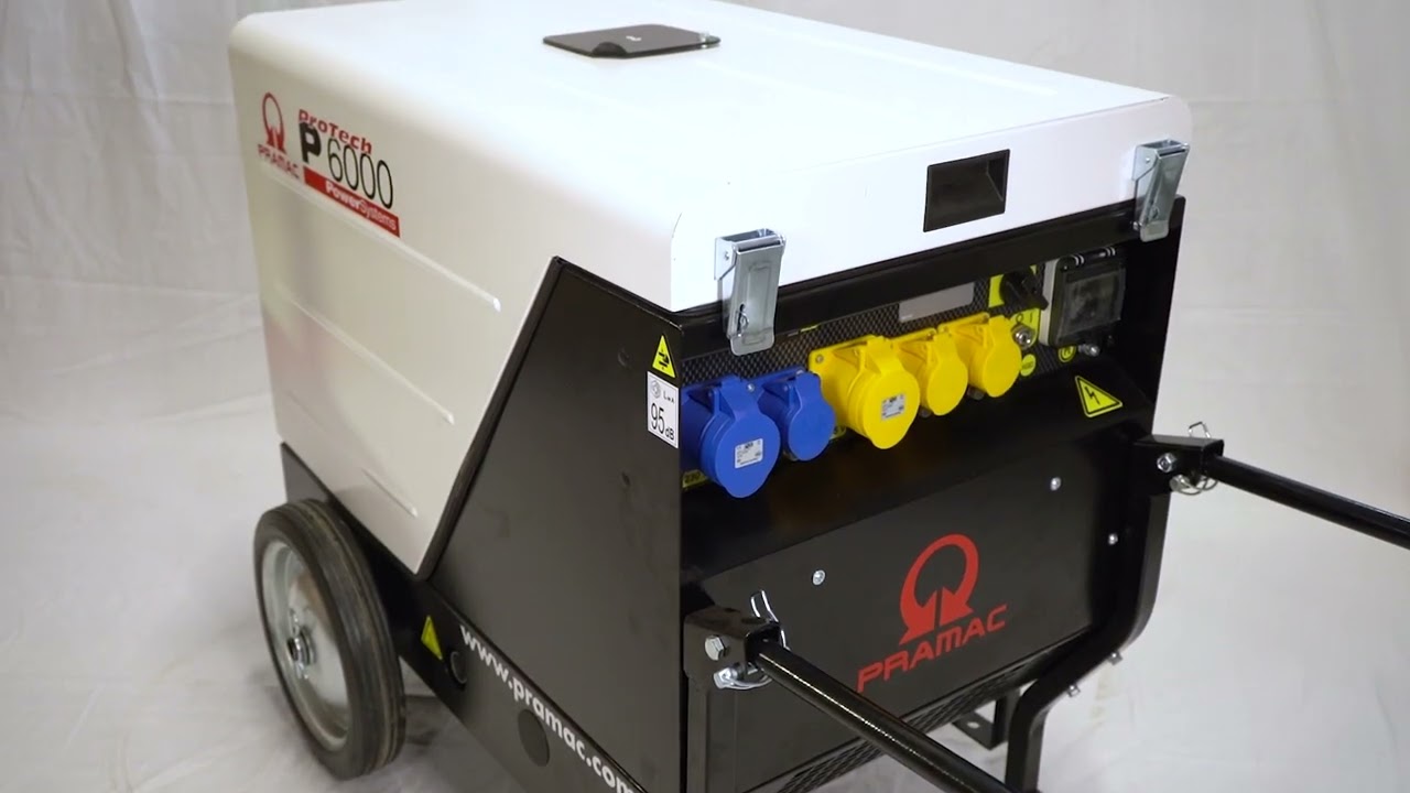 Pramac P6000 6KVA Diesel Generator - YouTube
