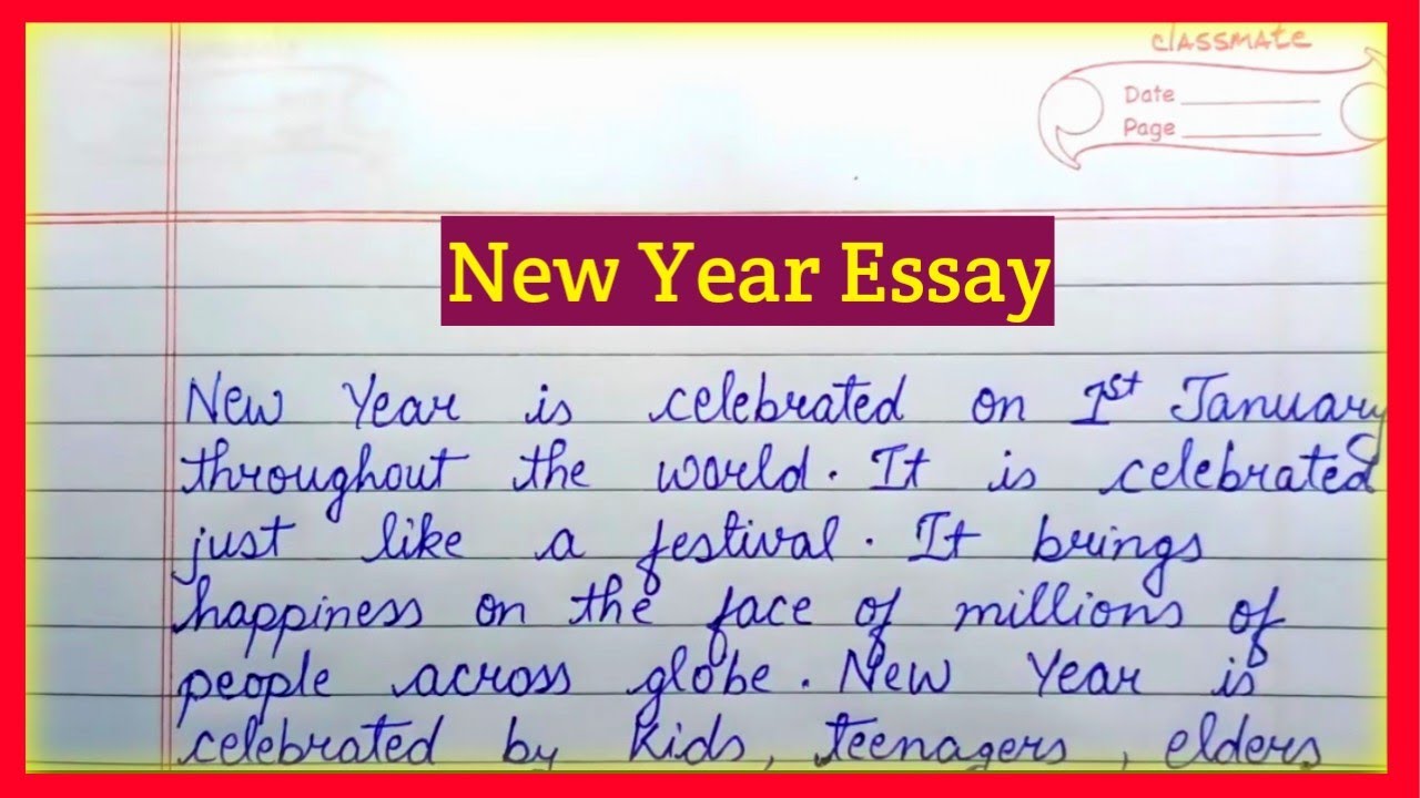 ||New Year Essay in English||Happy New Year Essay in English|| - YouTube