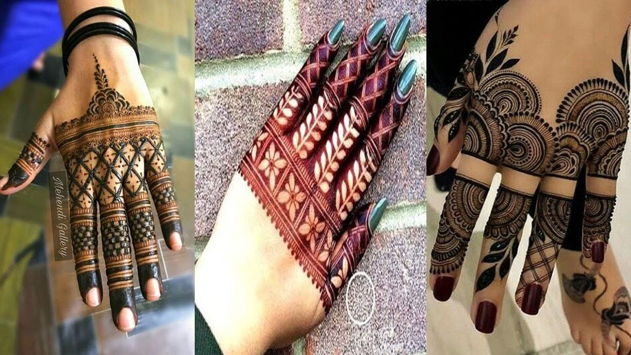 Latest Half Hand Quick Mehndi Designs||Half Hand Mehndi Designs To Try ...