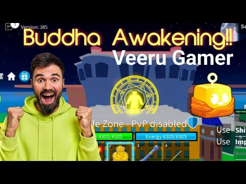 I awakened 1st ability of buddha🎉🥳|Blox fruit|Veeru Gamer|Thanks guys ...
