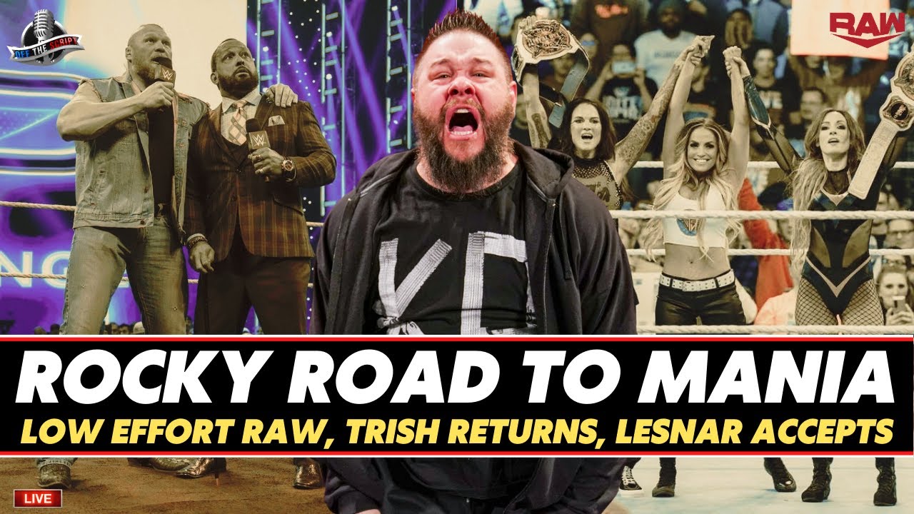 WWE Raw 2/27/23 Review | Brock Lesnar Accepts Omos Challenge, Trish ...
