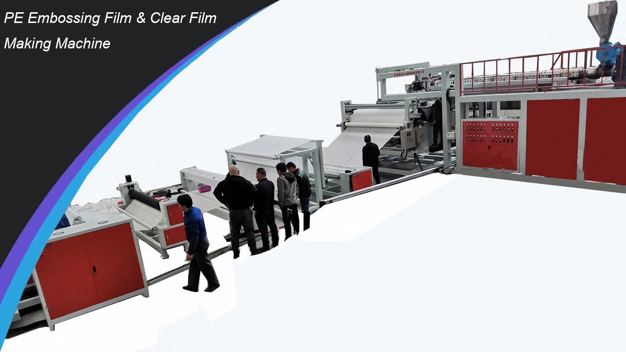 Popular HDPE LDPE Embossing and Clear Film Making Machine Manufacturer ...