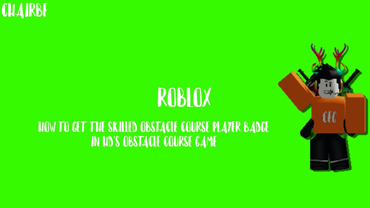 Roblox | How to get the Skilled Obstacle Course Player badge in HD'S ...