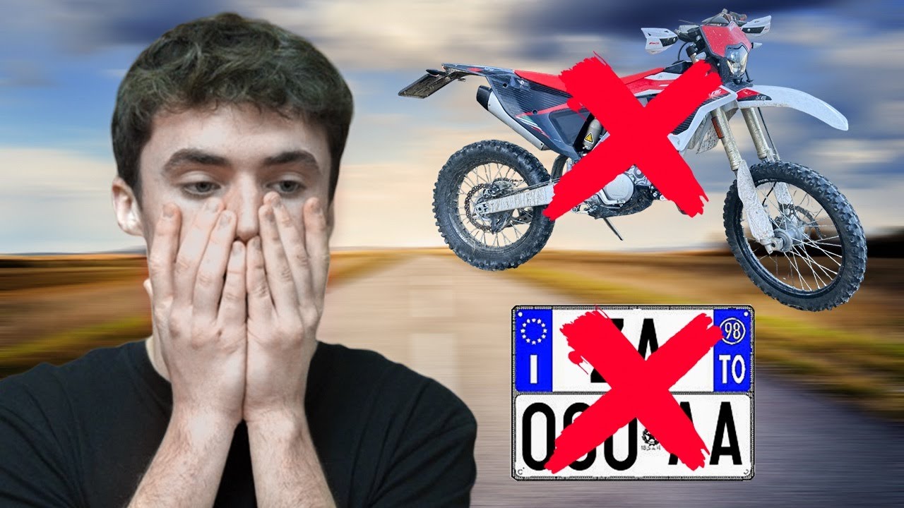 MOTO ROTTA + TARGA PERSA IN ENDURO 🛠😩 - YouTube