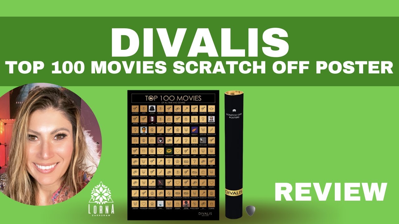Top 100 Movies Scratch Off Poster - Films of all Time Bucket List ...