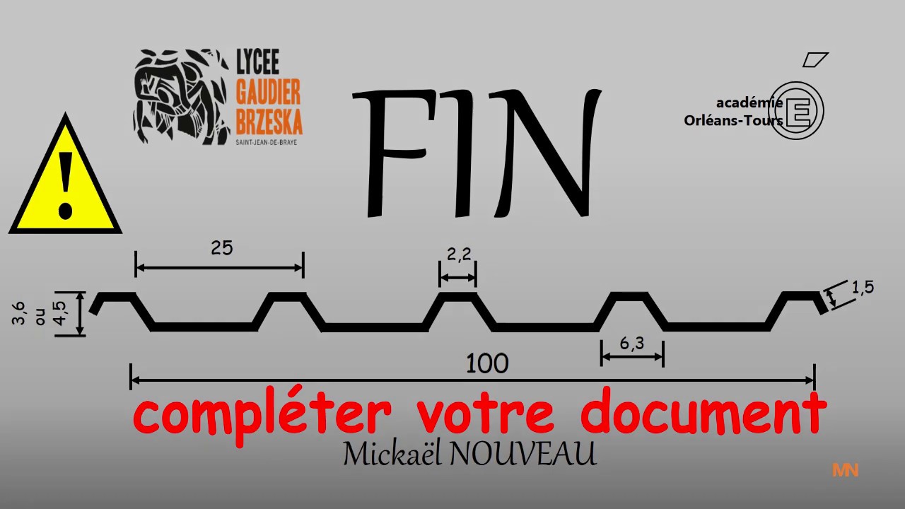 BAC ACIER dimensions - YouTube