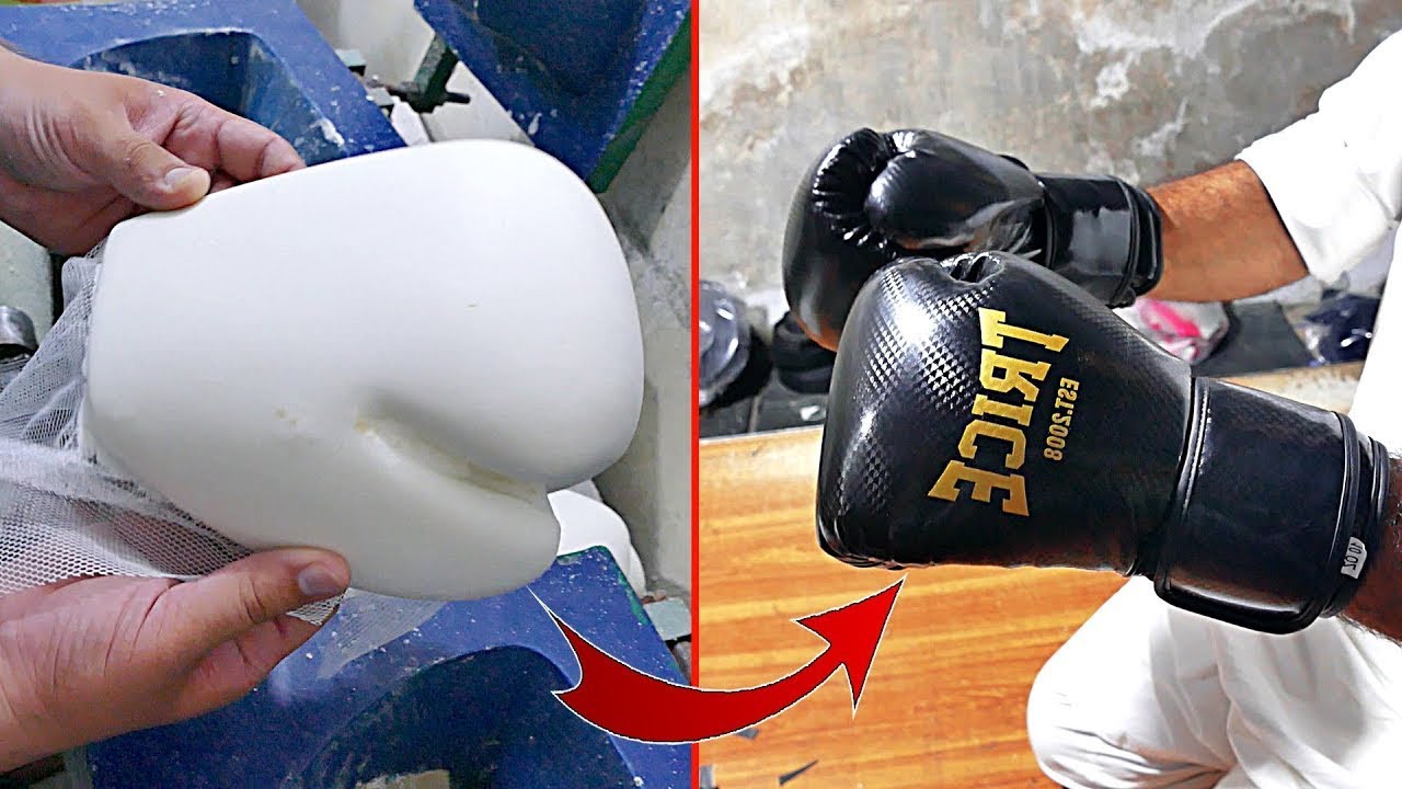 😮Como se HACEN los GUANTES de BOXEO [Proceso Desconocido] - YouTube