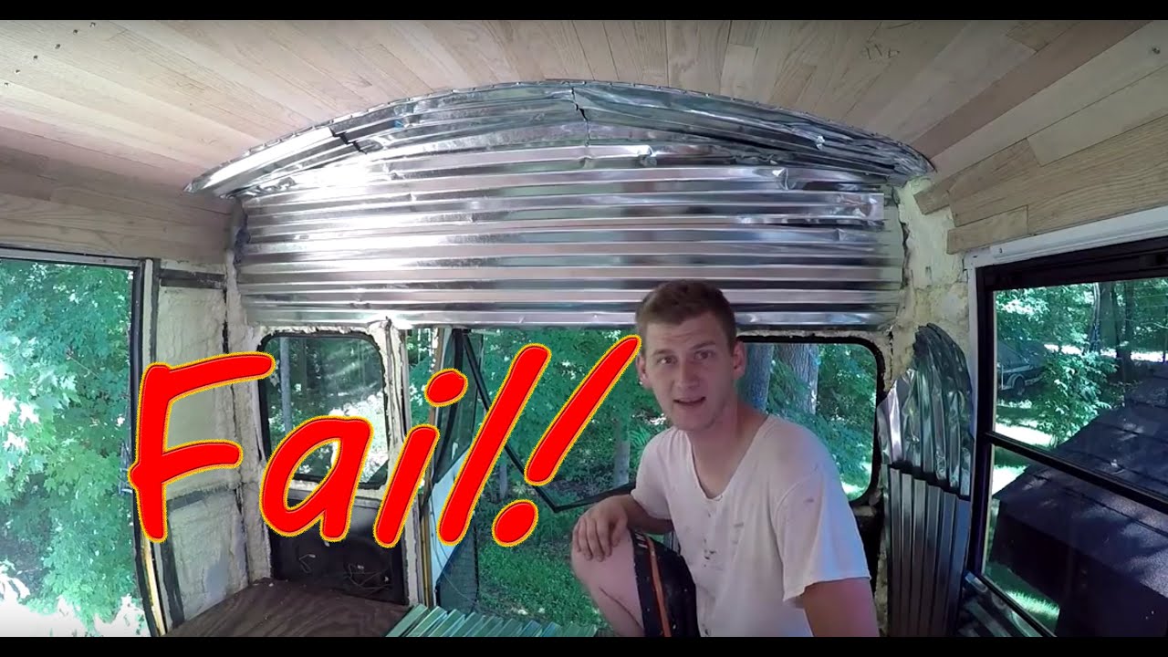 Massive Screw Up on Skoolie ~ School Bus Conversion Epic Fail - YouTube