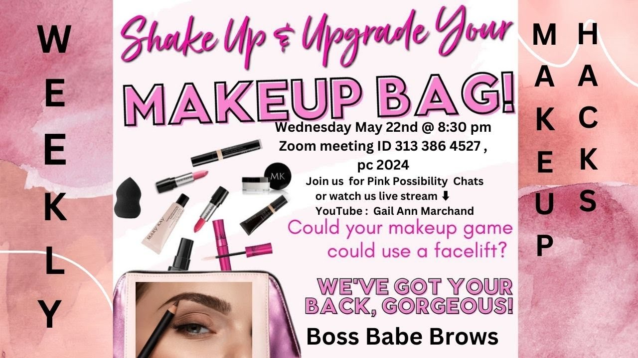 Gail's Shake up your Makeup Bag~ May 22nd , Boss Babe Brows with Linda ...
