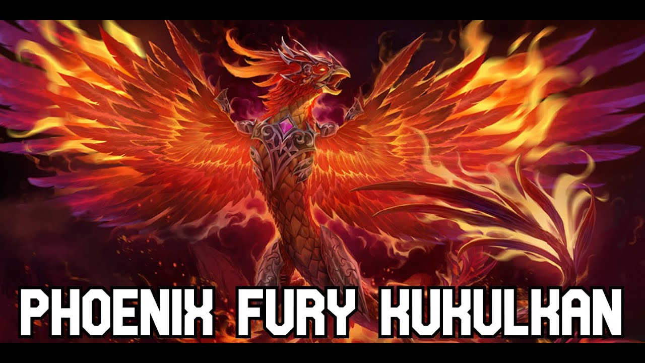 SMITE: Skin Showcase - Phoenix Fury Kukulkan - YouTube